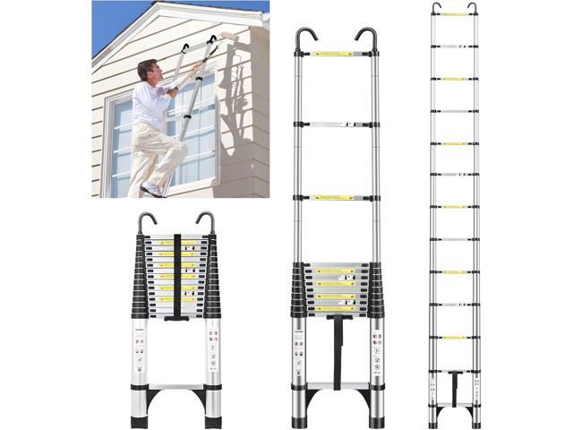 Click here for JADDUO 20.3 FT Telescopic Ladder  Aluminium Silver... prices
