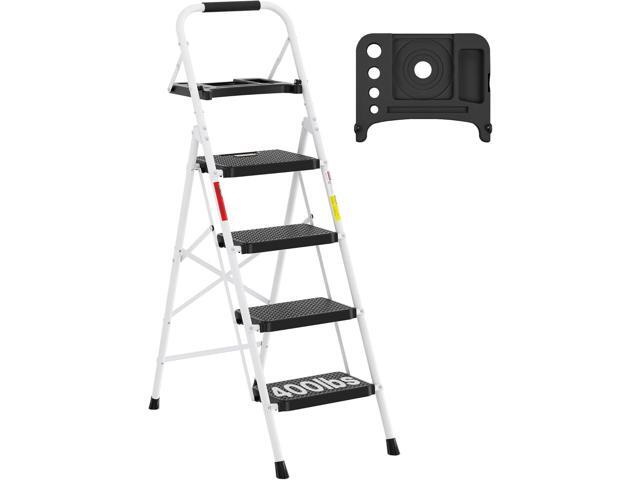 Click here for BONTEC 4-Step Ladder  Folding Step Stool with Tool... prices