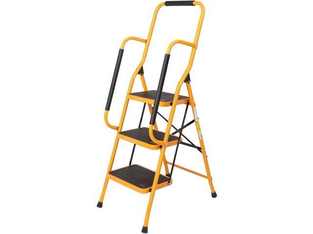 Click here for Winado 3 Step Ladder with Handrails  330lbs Foldin... prices