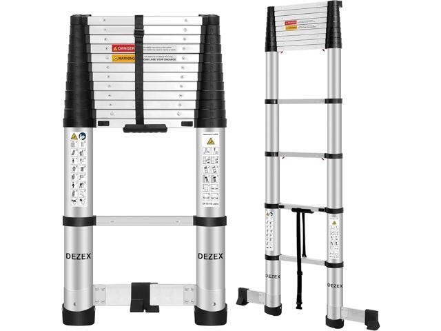 Click here for Telescoping Ladders 12.5 FT Aluminum Lsdder - One-... prices