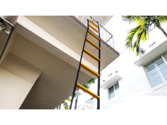 Click here for ISOP Fire Escape Ladder Four Story 32 Foot & Mount... prices