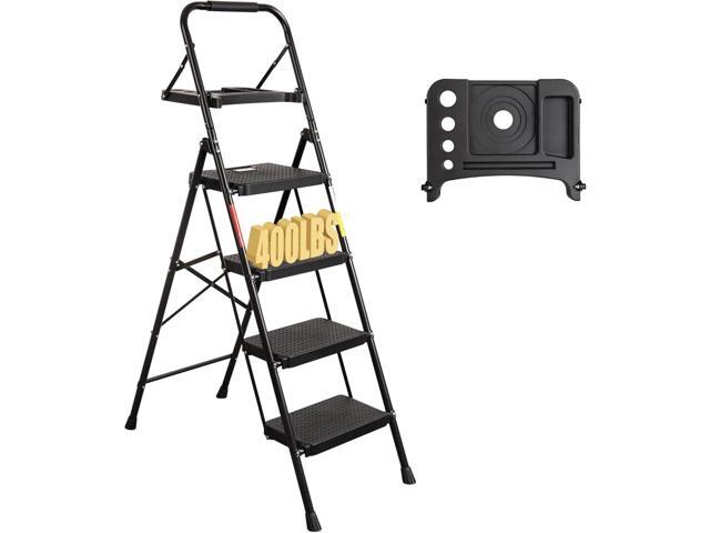Click here for BONTEC 4-Step Ladder  Folding Step Stool with Tool... prices