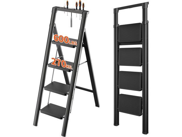 Click here for JOISCOPE 4 Step Ladder  Folding Step Stool with To... prices