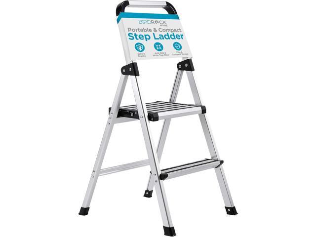 Click here for BIRDROCK HOME 2-Step Aluminum Step Ladder - Lightw... prices