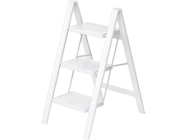 Click here for 3 Step Ladder Folding Step Stool with Wide Anti-Sl... prices