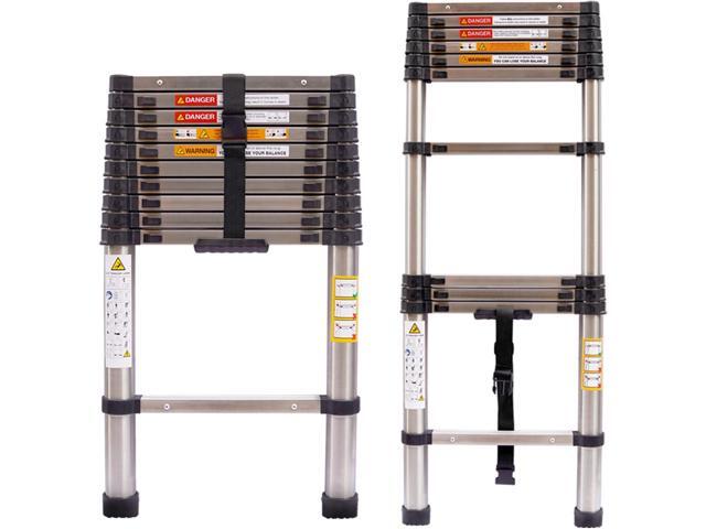 Click here for Stainless Steel Telescoping Ladder 10.5FT Heavy Du... prices