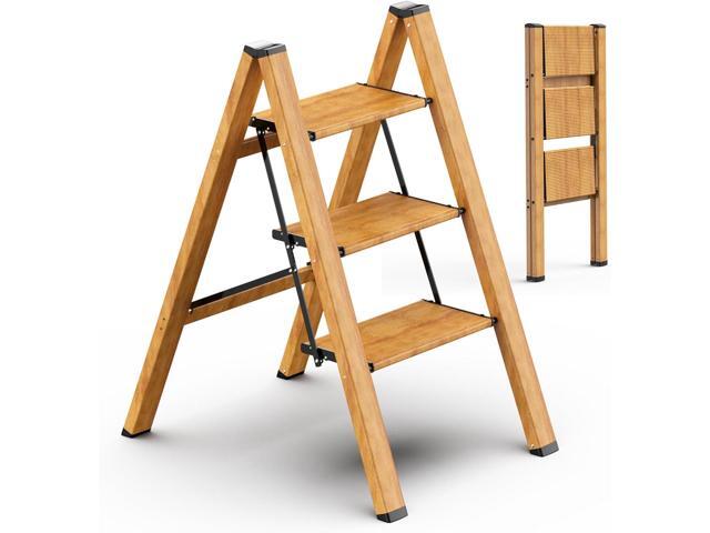 Click here for 3 Step Ladder Anti-Slip Foldable Step Stool Alumin... prices