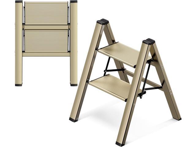 Click here for GameGem 2 Step Ladder  Aluminum Folding Step Stool... prices