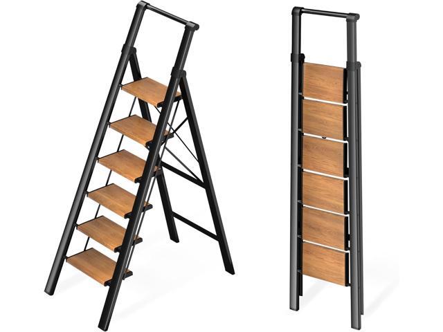 Click here for 6 Step Ladder  Foldable Ladder with Anti-Slip Wide... prices