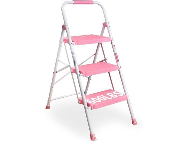 Click here for BONTEC 3-Step Ladder  Folding Step Stool with Wide... prices