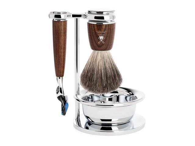 Click here for MÜHLE RYTMO Steamed Ash 4-piece Pure Badger 5-Blad... prices