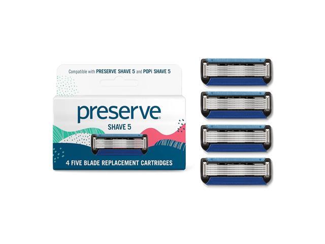 Click here for Preserve Shave 5 Razor Blades Refills - 5 Blade Ra... prices