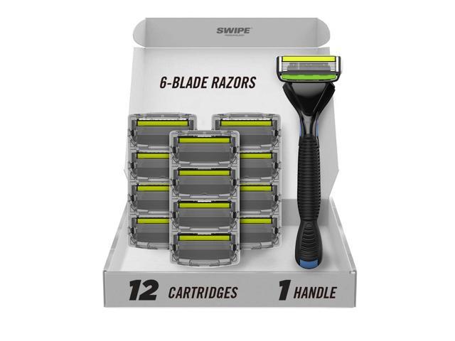 Click here for SWIPE Premium Mens 6-Blade Razor Kit (Flex Head Ha... prices