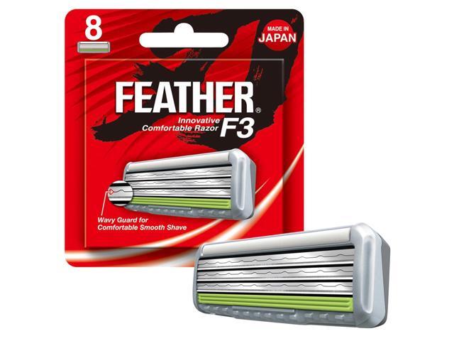 Click here for Feather - F3 Razor Blades Refills - Wavy Guard wit... prices