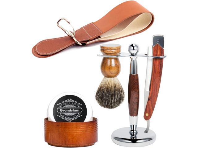 Click here for Men Straight Shaving Razor Badger Hair Brush Stand... prices