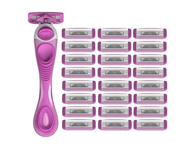 Click here for ShaveMOB 4-Blade Womens Razor Kit (Flex Head Handl... prices