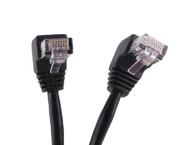 Click here for 24AWG CAT5E UTP Side Angled L Shape RJ45 Patch Cor... prices