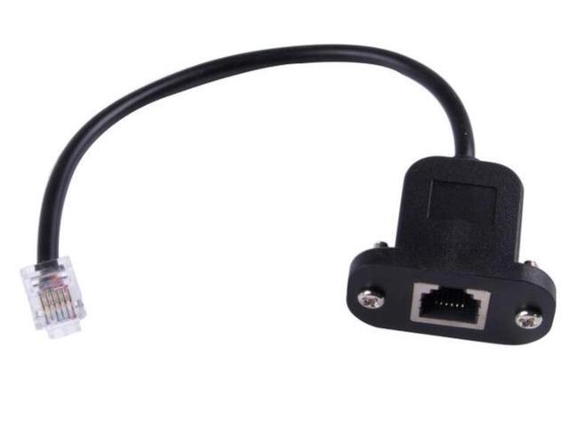 Click here for 25cm rj12 6p6c telephone female socket to male ada... prices