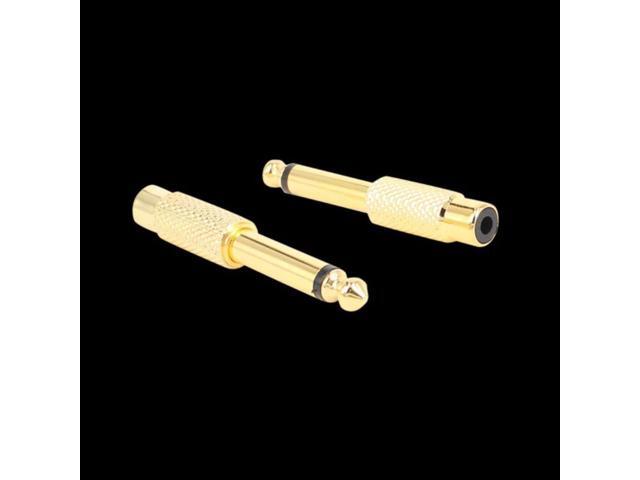 Click here for Gold Plated 6.35mm Male 1/4 for Mono Jack Plug Aud... prices