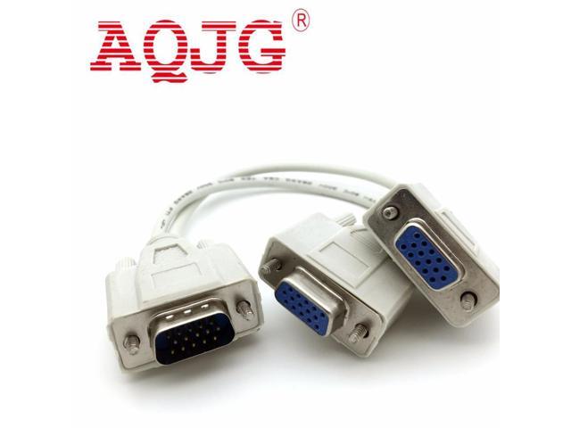 Click here for vga Male to 2 Female Serial Rs232 Splitter Cable V... prices