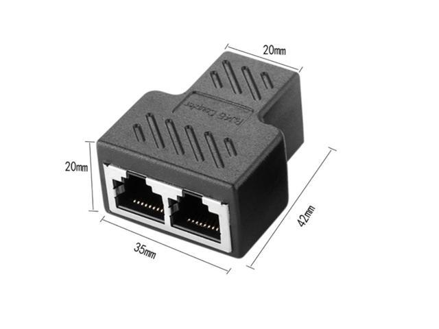 Click here for 1 To 2 Ways RJ45 Ethernet LAN Network Splitter Dou... prices
