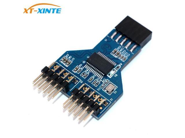 Click here for 9 Pin USB Header Female 1 to 2 Male Board 9-Pin US... prices
