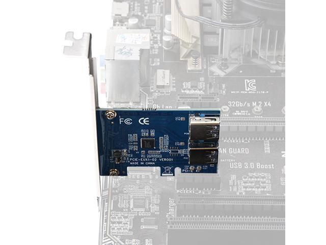 Click here for 2in1 PCI-E Expansion Card 2 Ports USB3.0 HUB Contr... prices