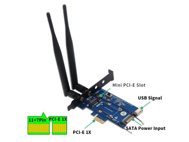 Click here for PCI-E WiFi Adapter Bluetooth-Compatible Adapter Mi... prices