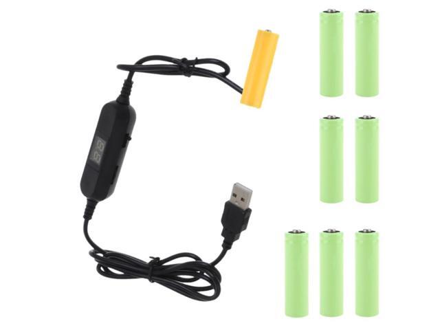 Click here for Reuse USB to 1.5V-12V LR6/AM3/AA Eliminator Replac... prices