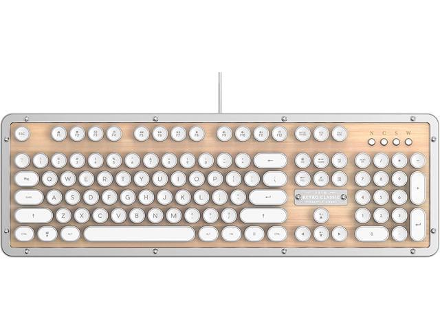 Click here for Azio Retro Classic USB (Maple)- Wired Backlit Vint... prices