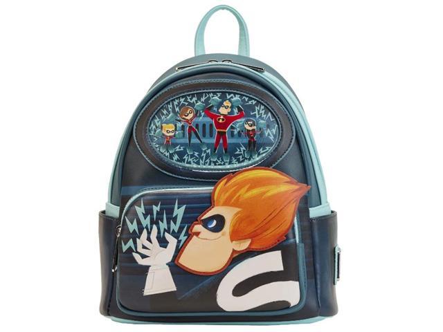 Loungefly The Incredibles Syndrome Glow Mini Backpack - Blue