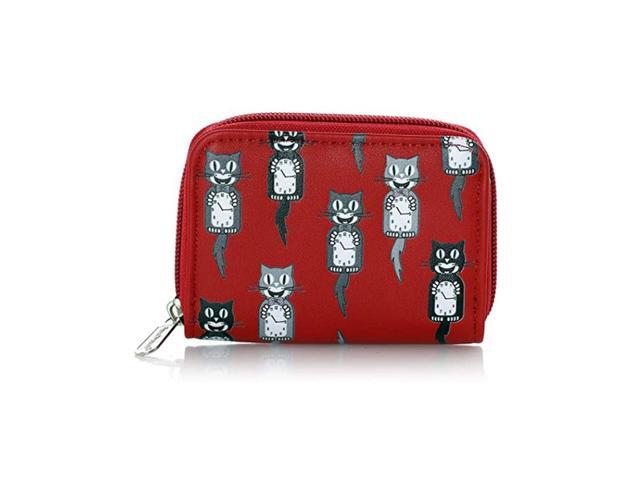 Click here for Shagwear Cat Clock Small Red Coin Purse Wallet prices