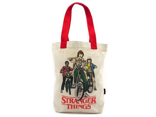 Click here for Loungefly Stranger Bikes Canvas Tote Bag prices