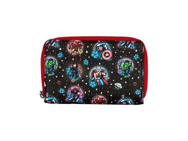 Click here for Loungefly Marvel Avengers Tattoo Zip Around Wallet prices