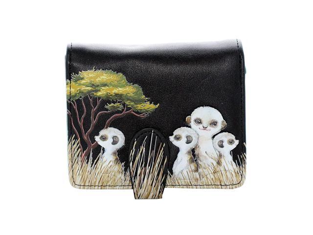 Click here for Shagwear Meerkats Small Black Zipper Wallet prices