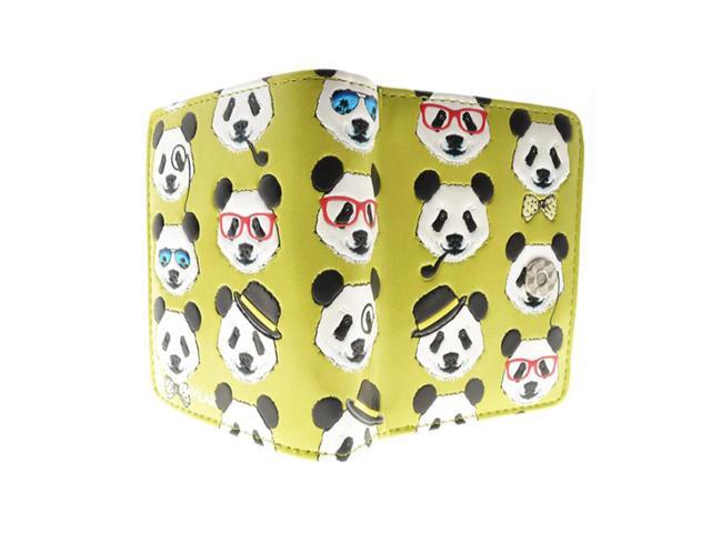 Click here for Shagwear Panda Repeat Small Lime Zipper Wallet prices