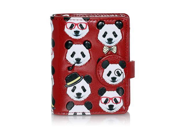 Click here for Shagwear Panda Repeat Small Red Zipper Wallet prices