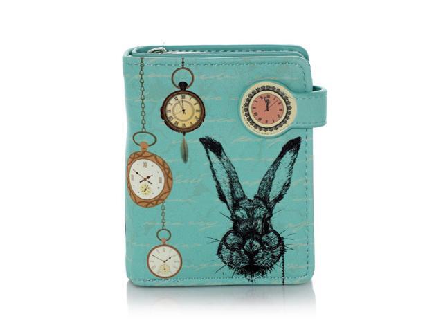 Click here for Shagwear Teal Pocket Watch Rabbit Small Wallet prices