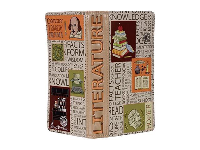 Click here for Shagwear Literature Large Cream Zipper Wallet prices