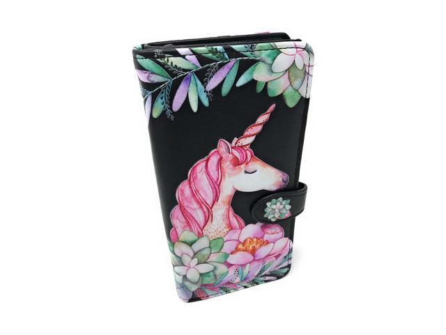 Click here for Shagwear Unicorn Large Black Zipper Wallet prices