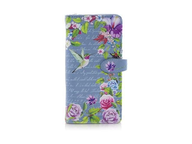 Click here for Shagwear Vintage Humming Bird Garden Large Blue Zi... prices