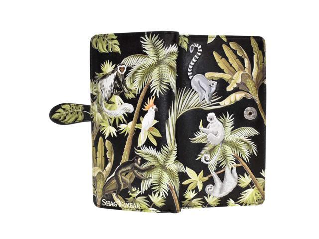 Click here for Shagwear Monkey Jungle Large Black Zipper Wallet prices