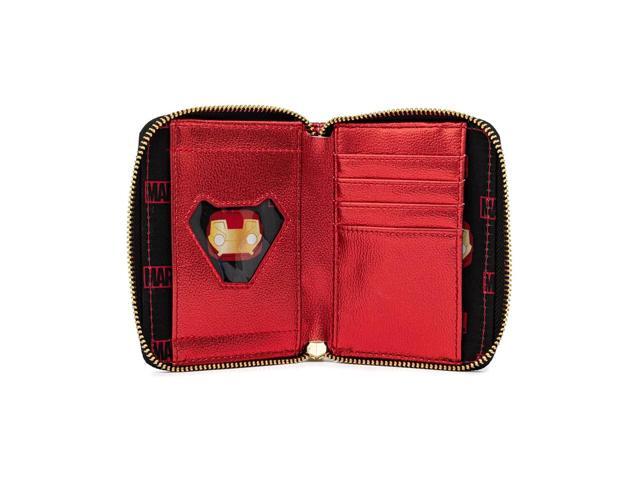 Click here for Loungefly Marvel Iron Man Pop Style Head Zip Aroun... prices