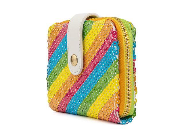 Click here for Loungefly Disney Sequin Rainbow Zip Around Wallet prices