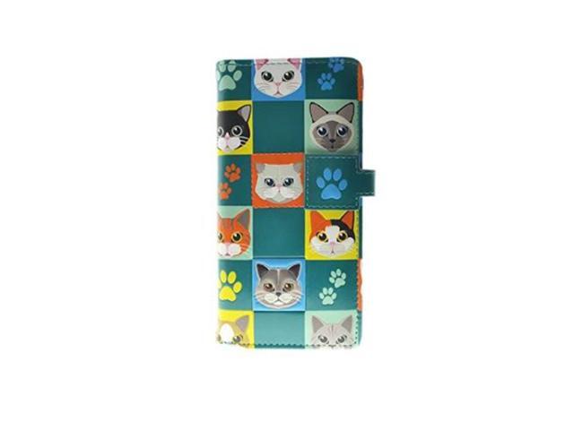 Click here for Shagwear Teal Cat Checkers Wallet prices