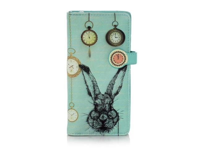 Click here for Shagwear Teal Pocket Watch Rabbit Wallet prices