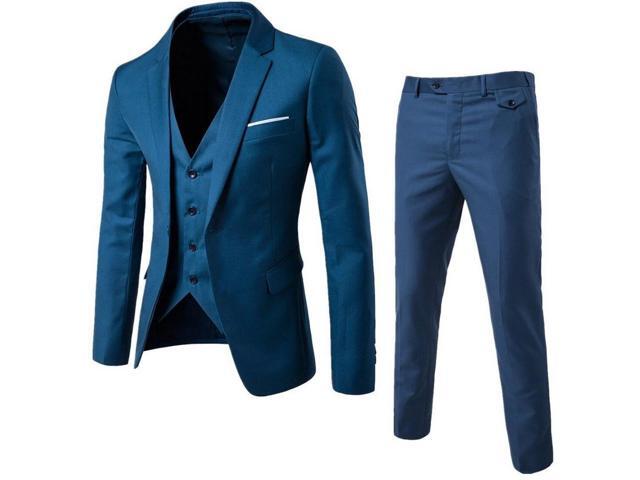 Click here for Mens Suits Sets(3 pieces)slim fit one button prices