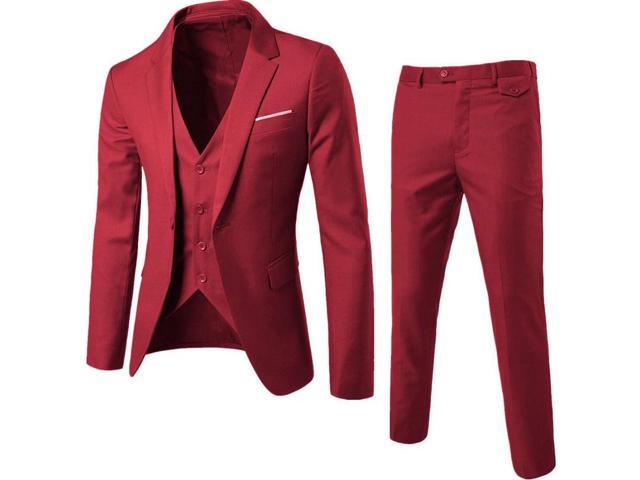 Click here for Mens Suits Sets(3 pieces)slim fit one button prices