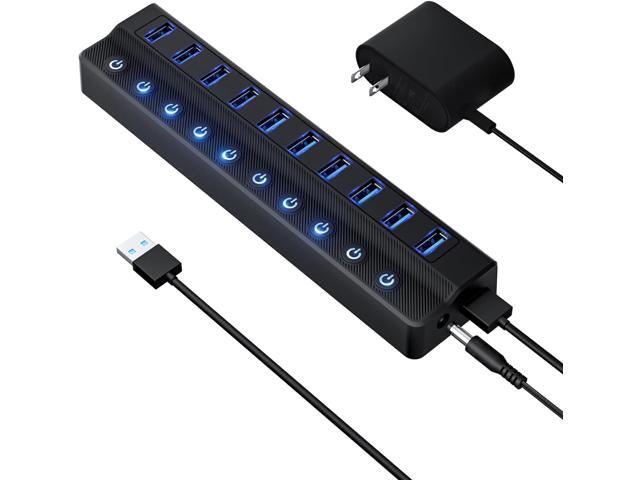 Click here for KEHIPI Powered USB Hub 3.0  10-Port USB Splitter H... prices