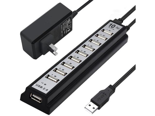 Click here for KEHIPI Powered USB Hub 2.0  10-Port USB Hub USB Ex... prices